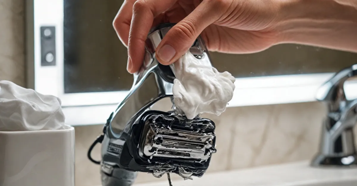 How to use shaving cream with an electric razor for a smoother shave
