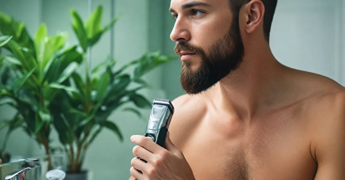 How to effectively shave your head and beard with an electric shaver